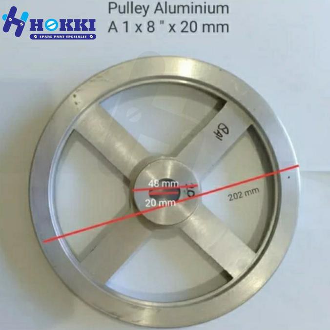 Jual Pulley Alumunium Ukuran 8 Inch | Shopee Indonesia