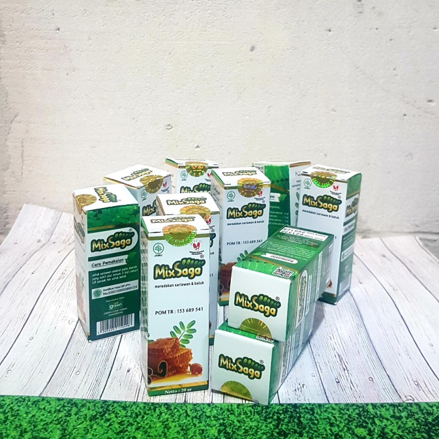 Jual Dijamin Asli MIX SAGA - MixSaga 20 gr green zone herbal | Shopee ...