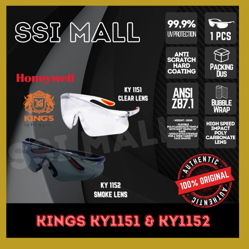 Jual SSI Kacamata Kings KY 1151 & KY 1152 by Honeywell Original ...
