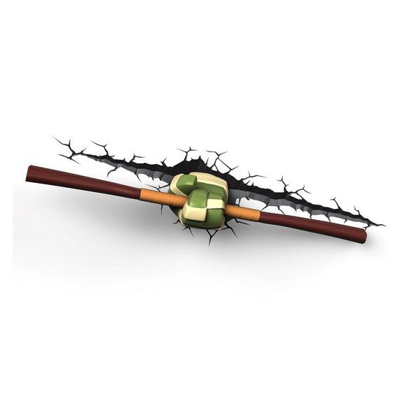 Jual 3D Light Fx 3D Deco Light Donatello With Boo-Staff Ninja Turtle ...