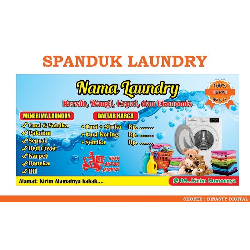 Jual spanduk/Banner laundry | Shopee Indonesia