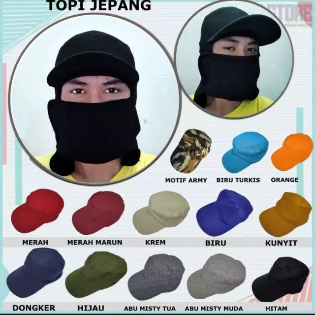 Jual TOPI MASKER ALA JEPANG BISA BAYAR DI TEMPAT | Shopee Indonesia