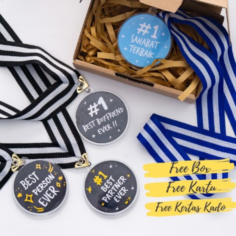 Jual Gift Box Medali Custom Hampers Kado Unik Hadiah Ultah boyfriend ...