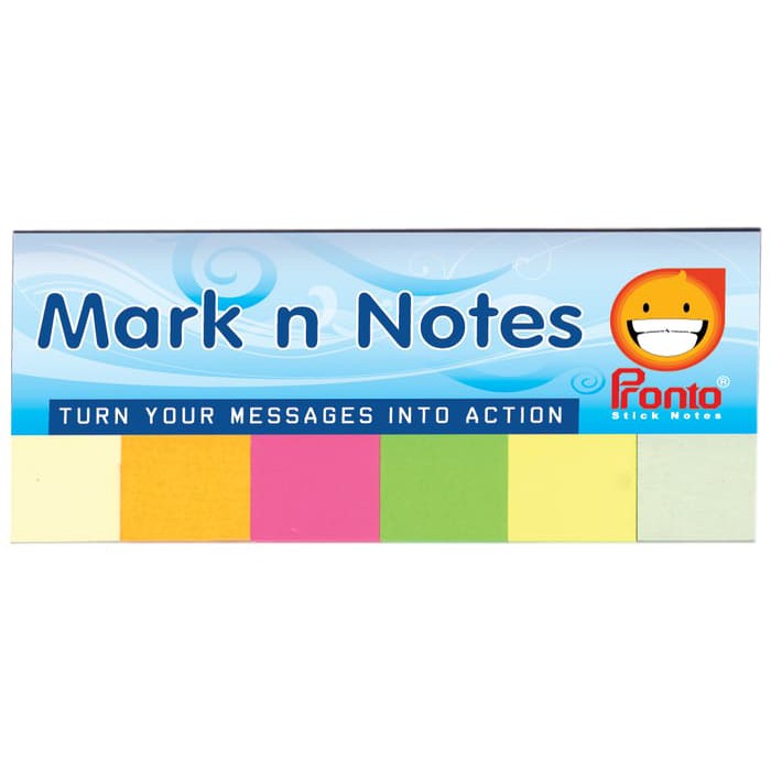 Jual Sticky Notes / Mark N Notes / Page Marker 6 Warna - Pronto MURAH ...