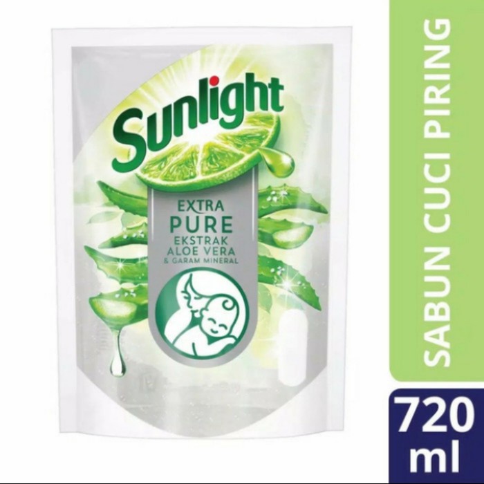 Jual Sunlight Extra Pure Pouch 720Ml | Shopee Indonesia