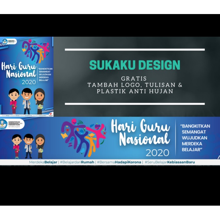 Jual Banner / Roll Banner Hari Guru Nasional | Shopee Indonesia