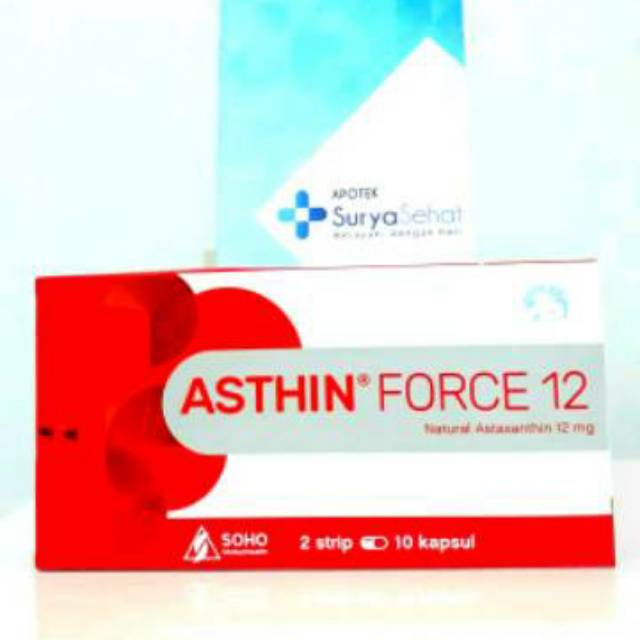 Jual ASTHIN FORCE 4 /6 / 12 mg suplemen antioksidan - Asthin Bond 4mg ...