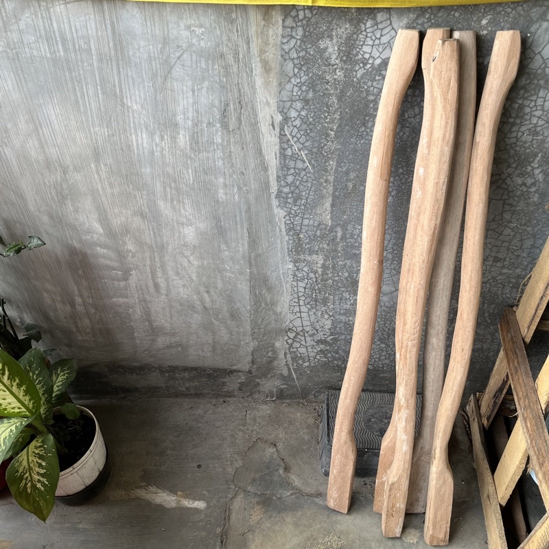 Jual Gagang cangkul cangkol pacul HALUS KAYU MERANTI | Shopee Indonesia