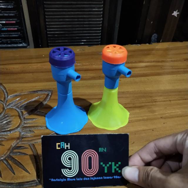 Jual TROMPET JADUL 2PCS Model SAMBUNG Plastik Warna 11cm. Mainan ...