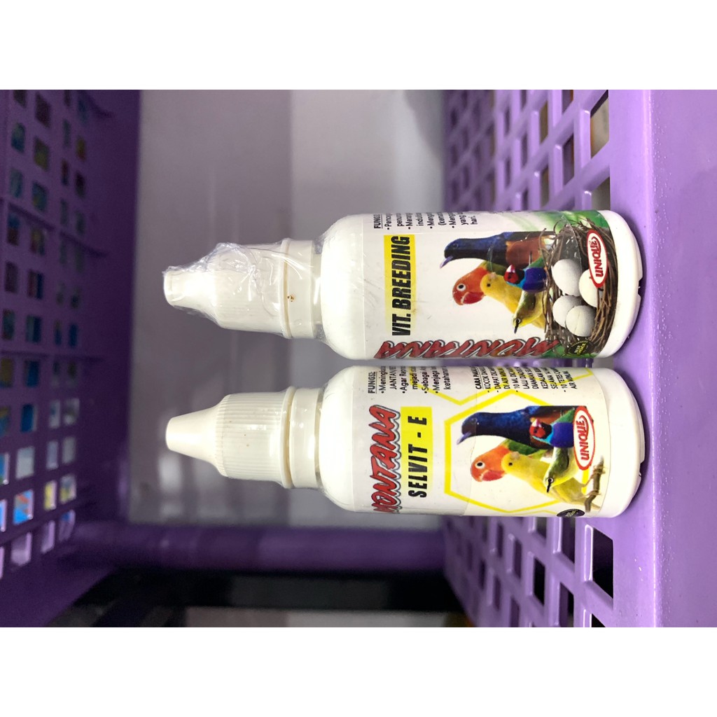 Jual PAKET VITAMIN TERNAK BURUNG SELVIT E + BREEDING MONTANA | Shopee ...