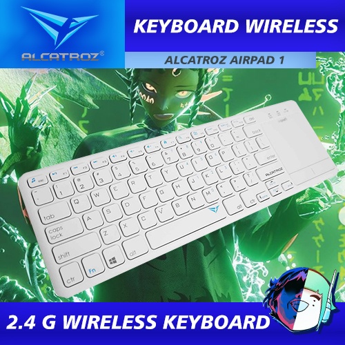 Jual Keyboard Wireless ALCATROZ AIRPAD 1 WHITE Wireless Keyboard ...