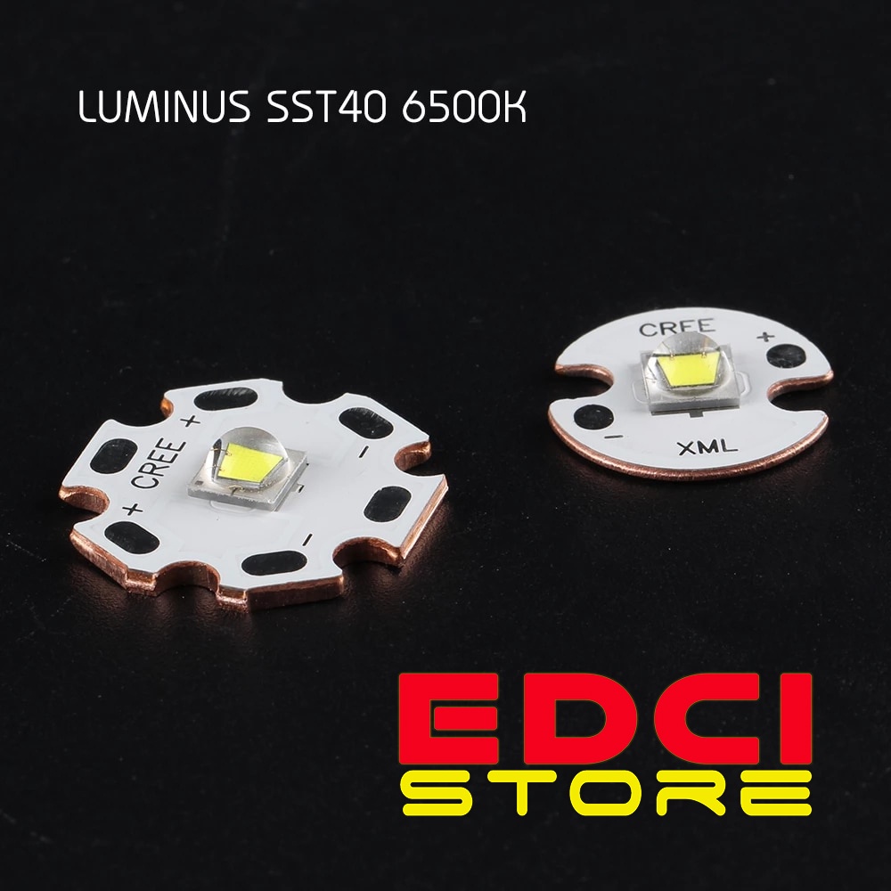Jual LED Luminus SST40 6500K with DTP MCPCB Convoy, 16 dan 20mm ...