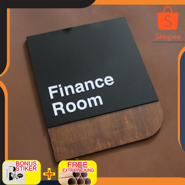 Jual Sign office acrylic / sign kantor / sign acrylic timbul Elegan ...