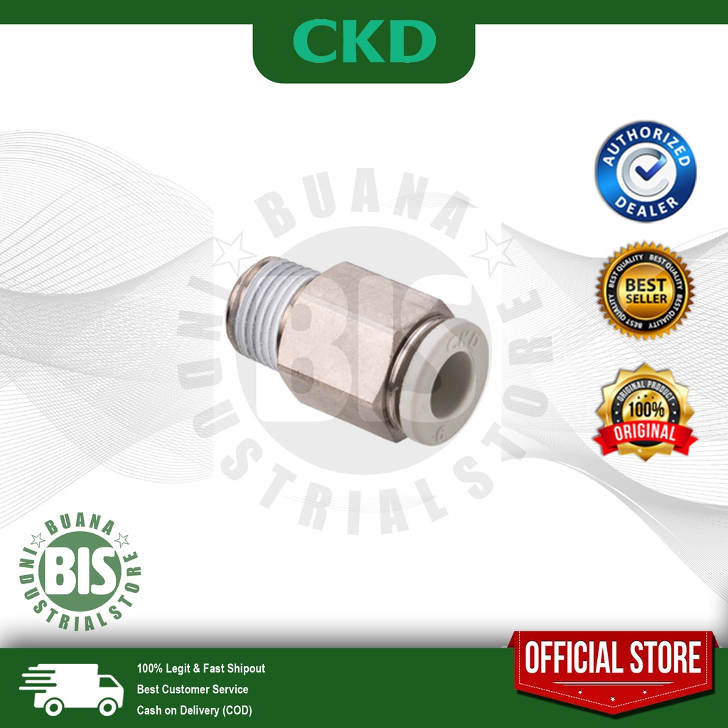 Jual CKD AIR FITTING GWS8-6 ( ISI 10 PCS ) | Shopee Indonesia
