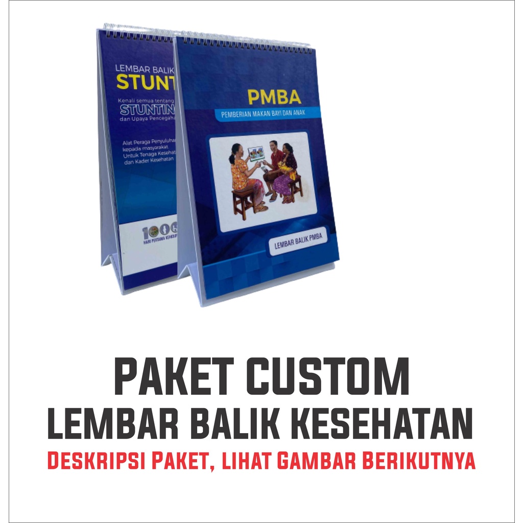 Jual Paket Custom Buku Lembar Balik Kesehatan | Shopee Indonesia