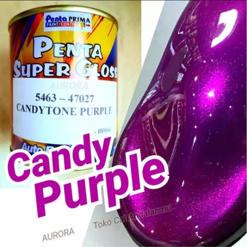 Jual Cat Penta Super Gloss NC Candytone Purple 200ml Candy Tone Ungu ...