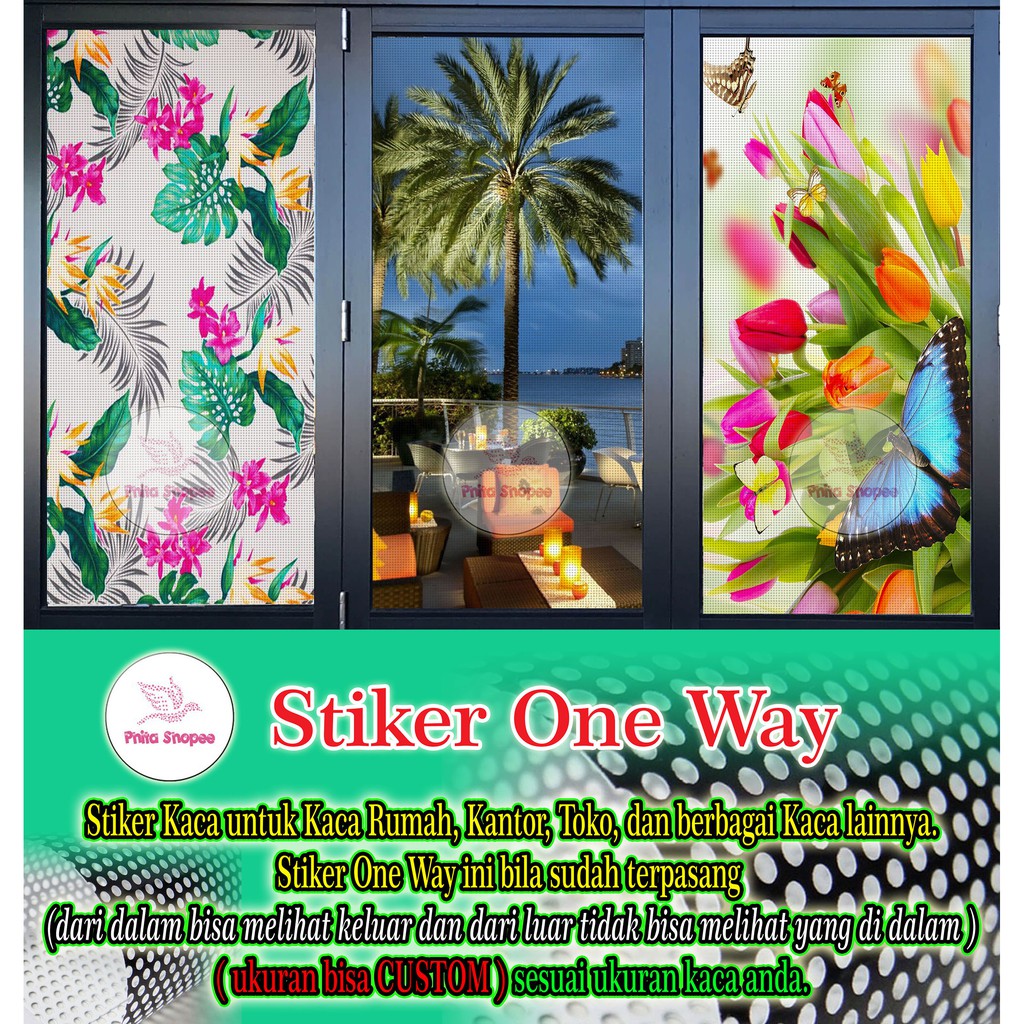 Jual STIKER ONE WAY KACA | Shopee Indonesia
