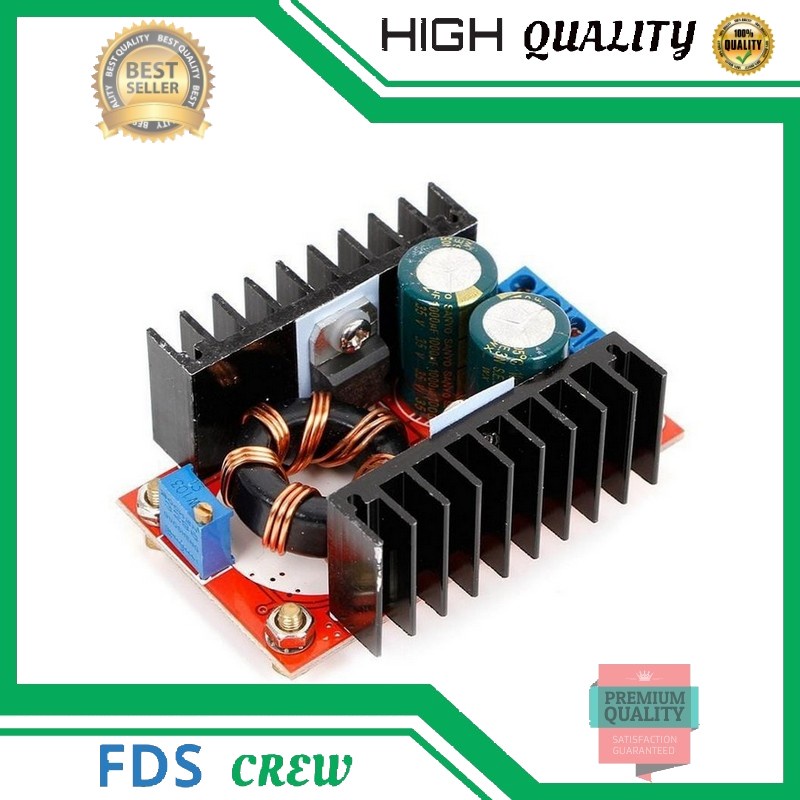 Jual MODUL STEP UP 10 A DC 150W BOOST Volt Dan Ampere Adjust | Shopee ...