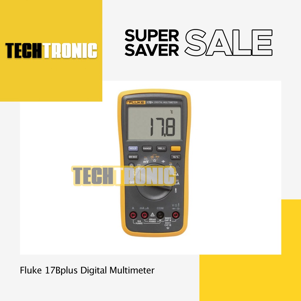 Jual Fluke 17Bplus / 17B+ Digital Multimeter - TECHTRONIC | Shopee ...