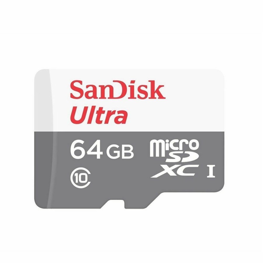 Jual SANDISK Microsd Ultra 64Gb Class 10 Speed 100Mbps (Na) | Shopee ...