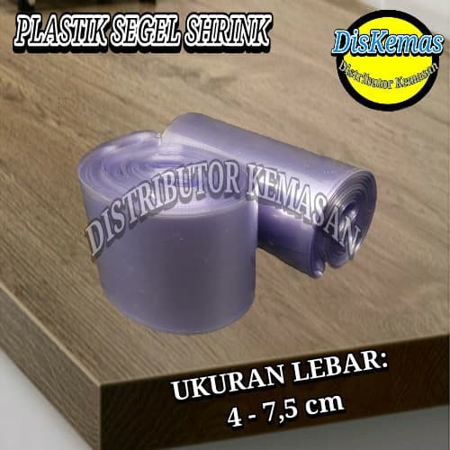 Jual PLASTIK SEGEL SHRINK BENING TRANSPARANT UKURAN 4 - 7,5 CM | Shopee ...
