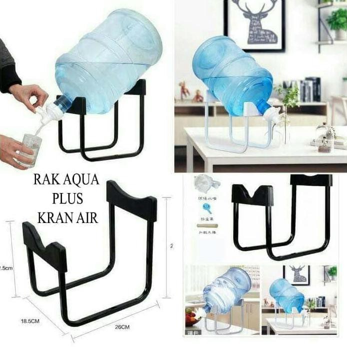 Jual RAK GALON TINGGI + BONUS KRAN DISPENSER MINUMAN MINERAL WATER RACK ...