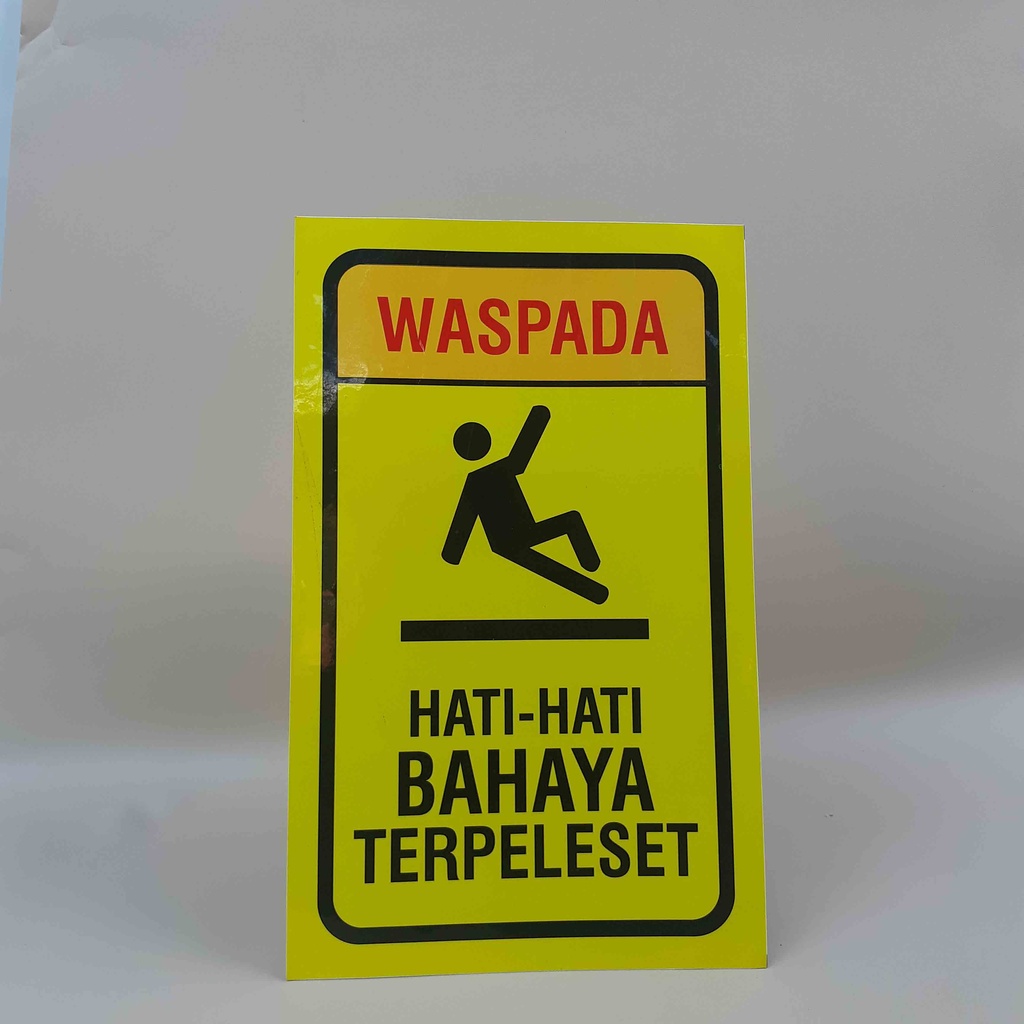 Jual Stiker K3, Stiker Keselamatan, Stiker Bahaya Terpeleset, Stiker ...