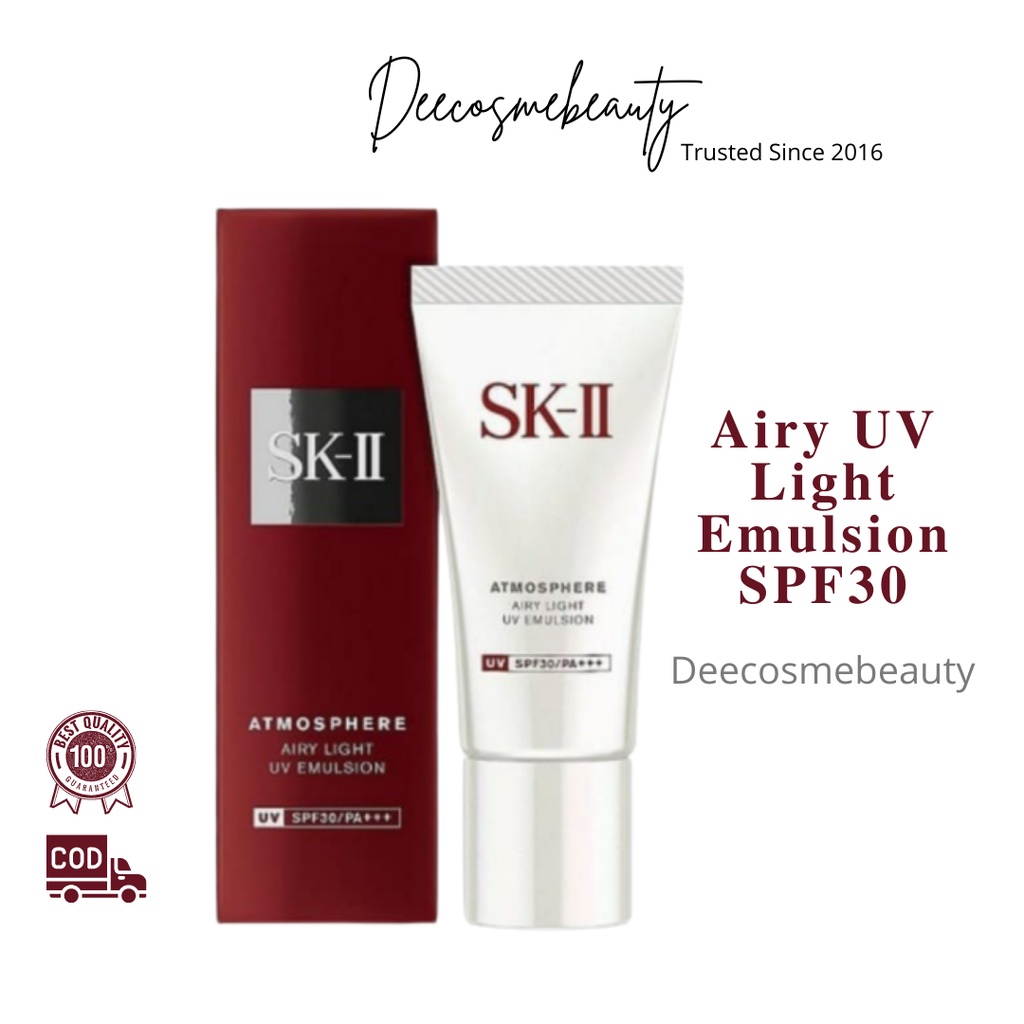 Jual SK-II SKII SK2 Atmosphere Airy Light UV Emulsion SPF30 30gr / Sunscreen Oily Skin | Shopee ...