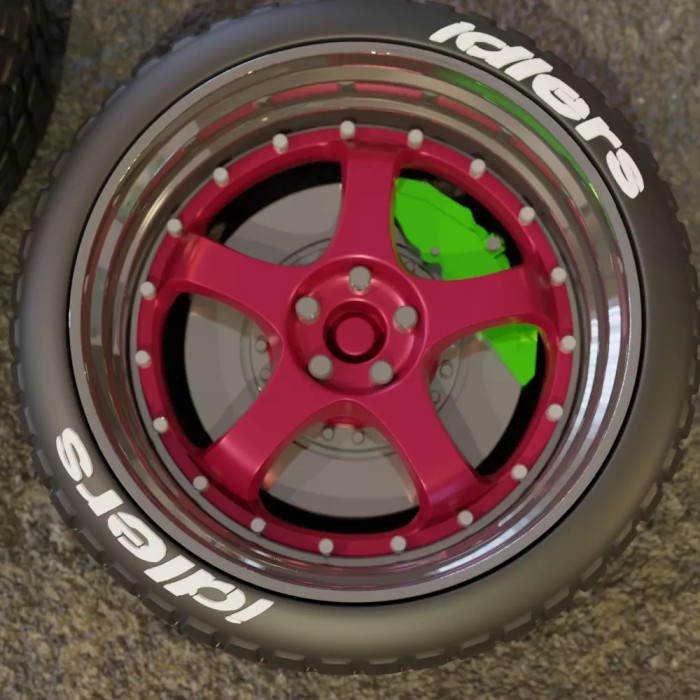 Jual RWB SR1 style with BRAKES, Wheel and tire mokit model kit | Shopee ...