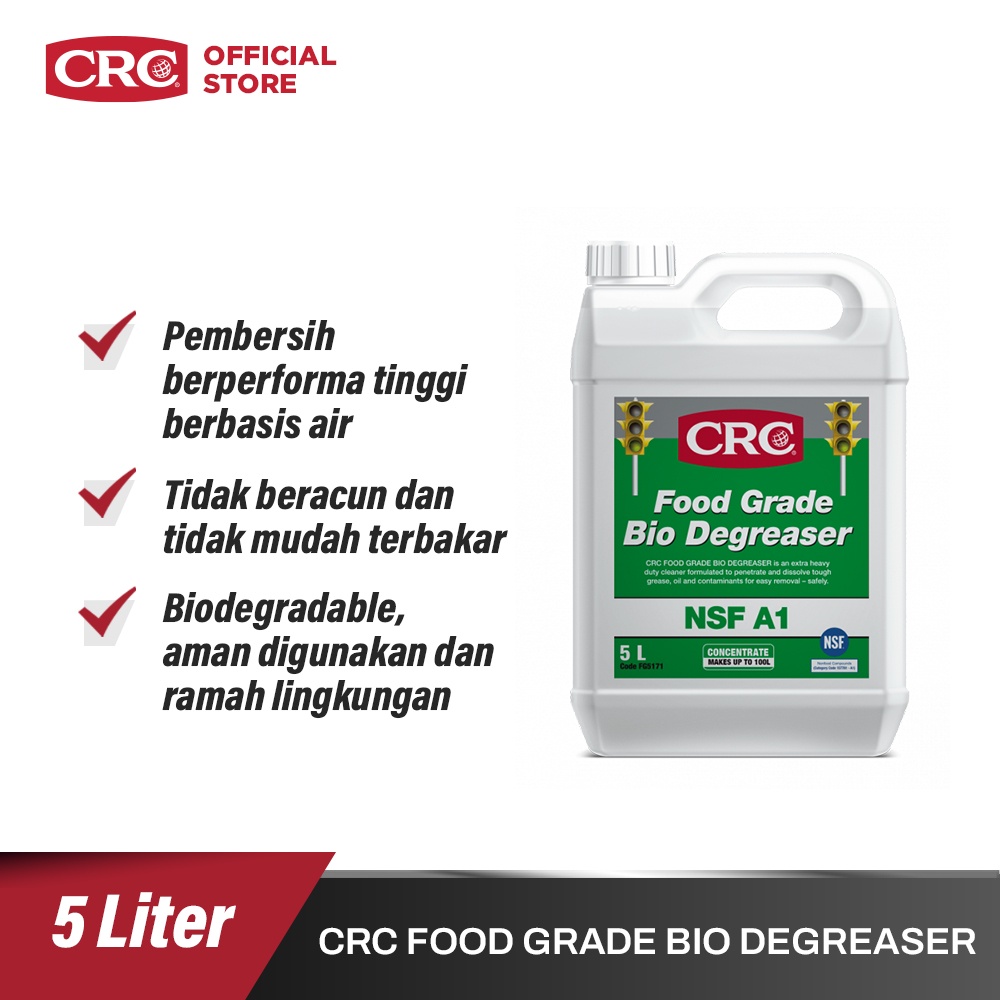 Jual CRC FOOD GRADE BIO DEGREASER 5 L - FG05171 | Shopee Indonesia