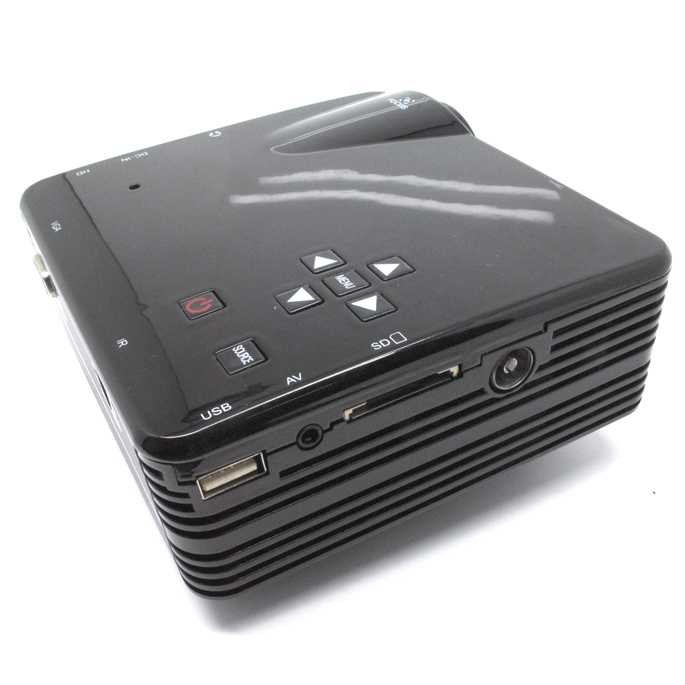 Jual Mini Projector LED 400lm with Analog TV Receiver Support 320p ...