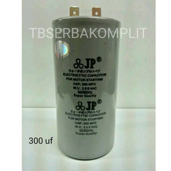 Jual Kapasitor 300 MFD 250V AC Motor Starting Capacitor 300uf 250Vac ...