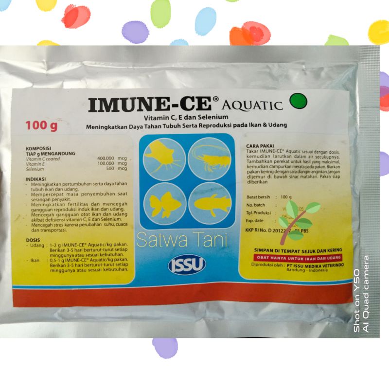 Jual Imune - CE Aquatic vitamin C, E dan selenium (meningkatkan daya tahan tubuh serta ...