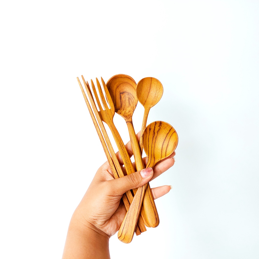 Jual SUJEO KOREA ECERAN - Sendok Korea/ Sujeo Korea Set/ Sendok Kayu ...