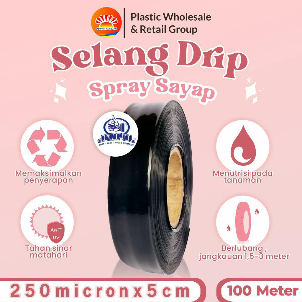 Jual Selang Drip Lubang / Selang Irigasi SPRAY + SAYAP CAP JEMPOL ...