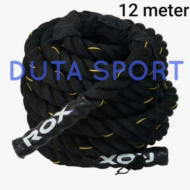 Jual Battle Rope Battling Ropes Tali Fitness Crossfit Workout 12 meter ...