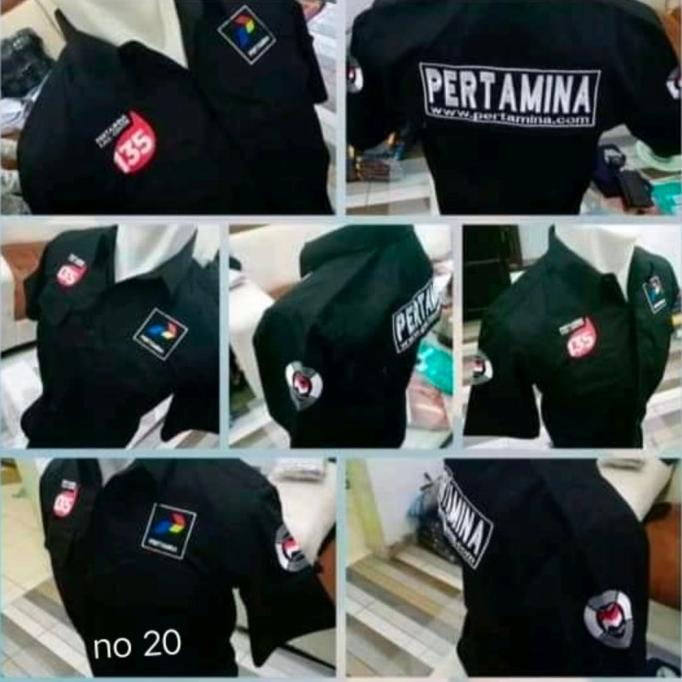 Jual baju kemeja seragam spbu kantor pertamina pertamax call center ...