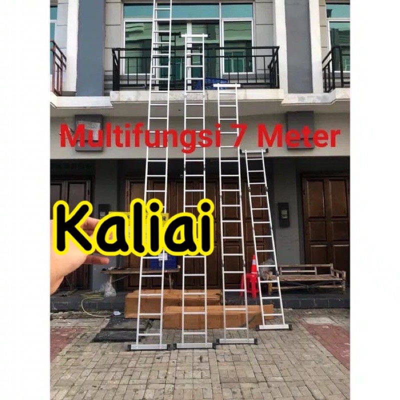 Jual Tangga Multipurpose 7.4 Meter Tangga Lipat Tangga Alumunium AMG ...