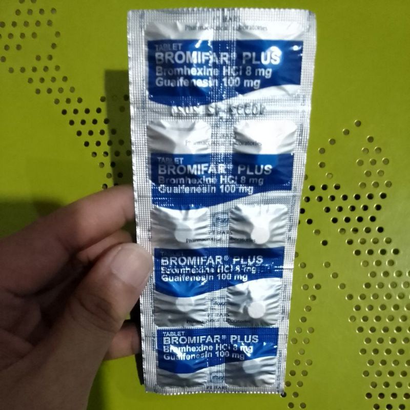 Jual BROMIFAR PLUS TABLET(Obat Batuk Berdahak & Mudahkan Keluar Dahak ...