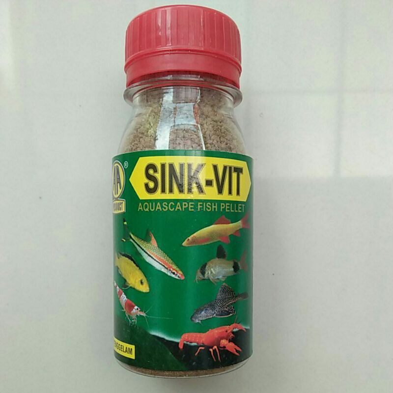 Jual SINK VIT SINKVIT PAKAN TENGGELAM IKAN UDANG HIAS AQUARIUM ...