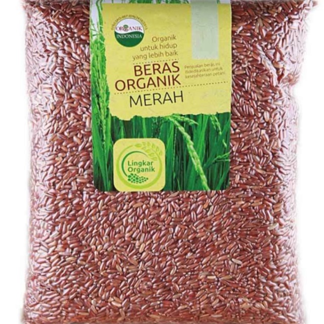 Jual Beras merah lingkar organik 2KG | Shopee Indonesia