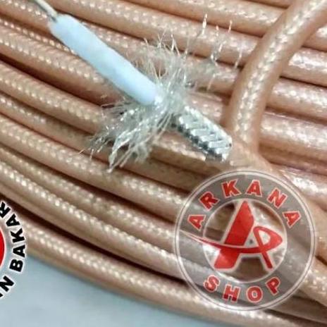 Jual KABEL ORIGINAL TEFLON RG58 INER TUNGGAL PERAK DOUBLE SHIELD(HARGA ...