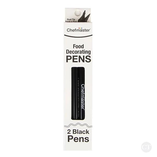 Jual Chefmaster Edible Pen Black Spidol Warna Hiasan Kue | Shopee Indonesia