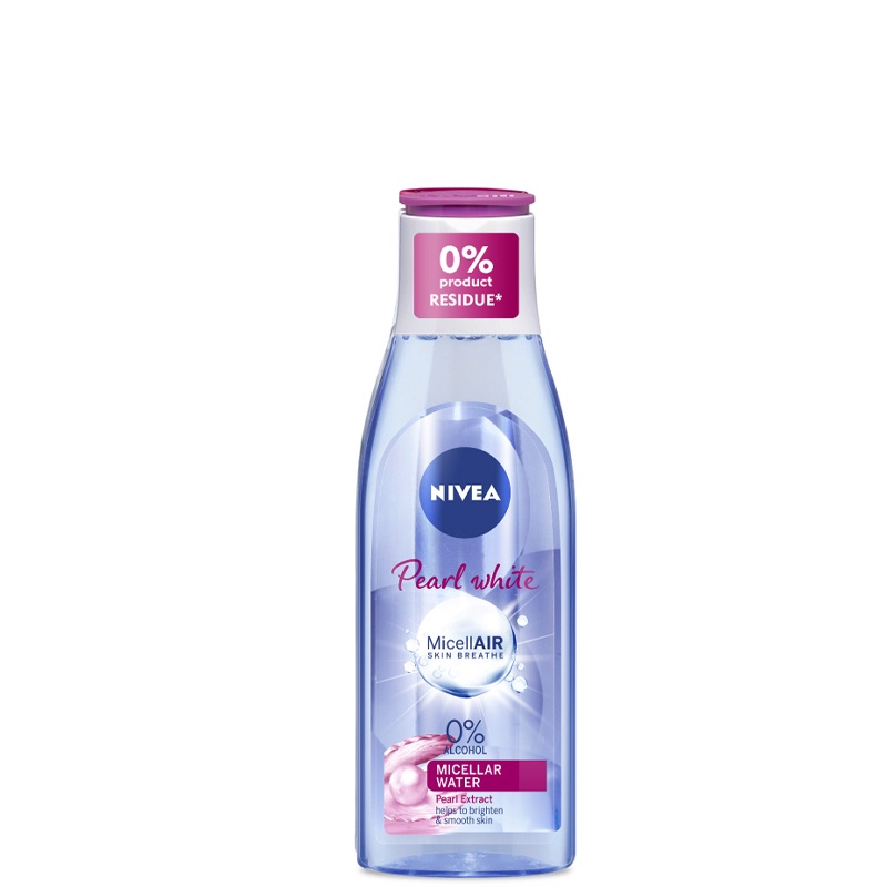 Jual NIVEA Micellar Water MicellAir Pearl Bright 200ml - Pembersih make ...