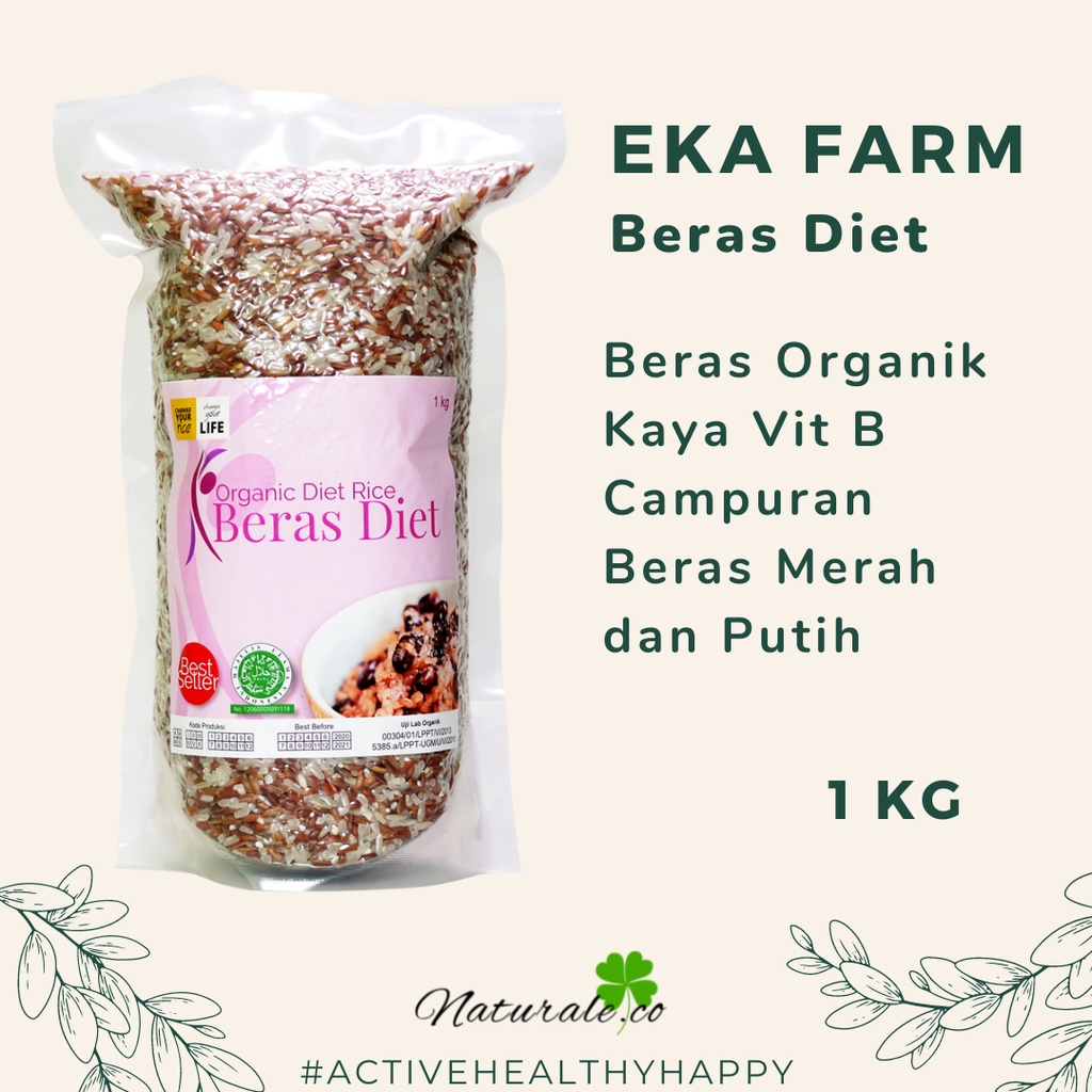 Jual Eka Farm Beras Diet Organik - Kaya Vitamin B - Diet Sukses ...