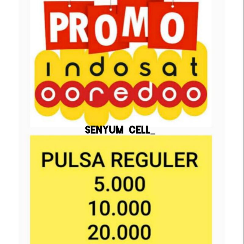 Jual Pulsa Indosat 5k 10k 15k 20k TERMURAH dan Proses Cepat | Shopee ...
