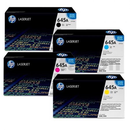 Jual PAKETAN TONER HP LASERJET 645A BLACK & 645A COLOUR ORIGINAL ...