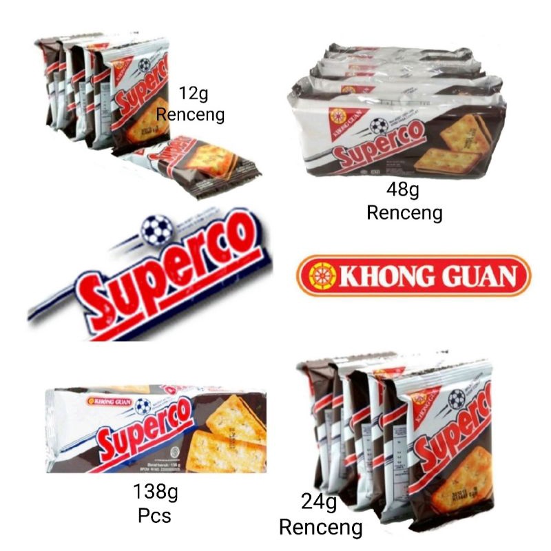Jual Khong Guan Superco / Khongguan Biskuit Superco Renceng / Superco Coklat Lemon 12g 24g 48g ...