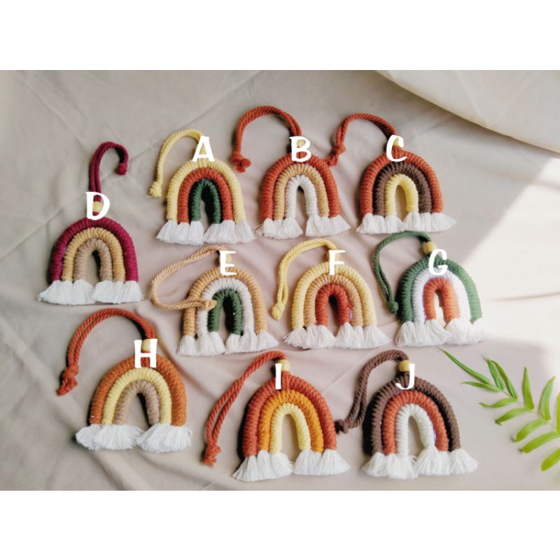 Jual Rainbow Charm (Earth Series) - Gantungan Rainbow - Macrame Rainbow ...