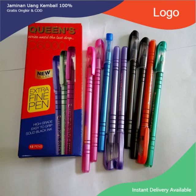Jual ECER ( 1 PCS ) Pulpen Faster Queen's Queen C6000 0.5 mm | Shopee ...